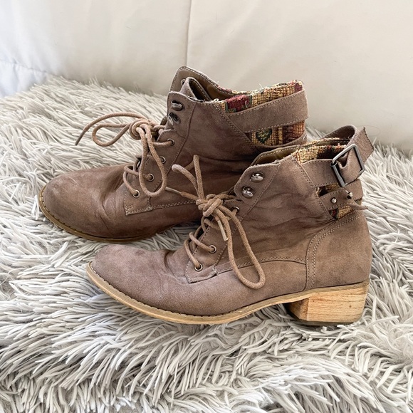 JustFab | Shoes | Booties | Poshmark